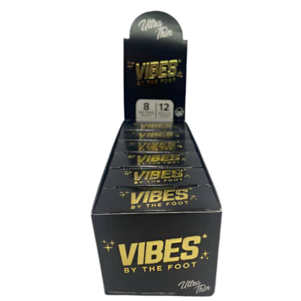 Vibes Fatty By The Foot Ultra Thin Rolling Papers 12ct Box 8 Meters ...